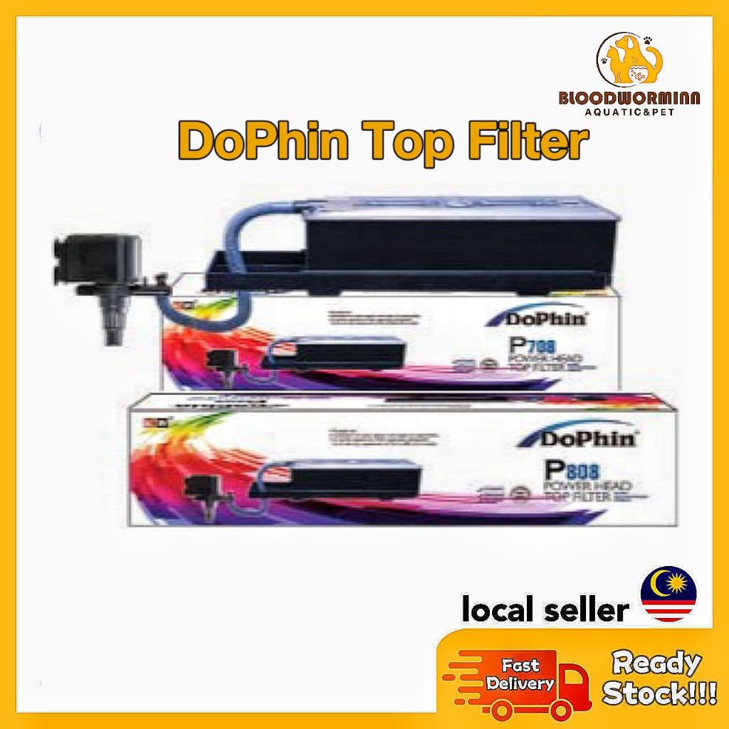 Dophin Power head Top Filter P708 / P808 | Shopee Singapore