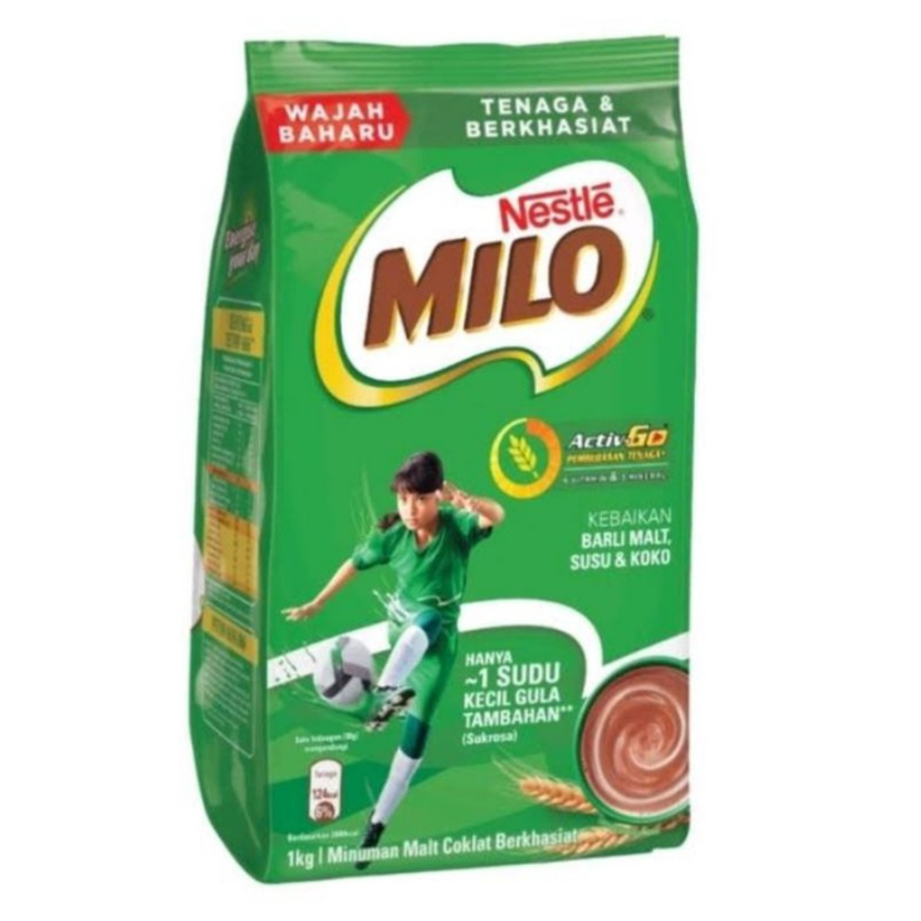 NESTLÉ MILO Active-GO 400g/ 1kg Milo Powder Refill Pack | Shopee Singapore