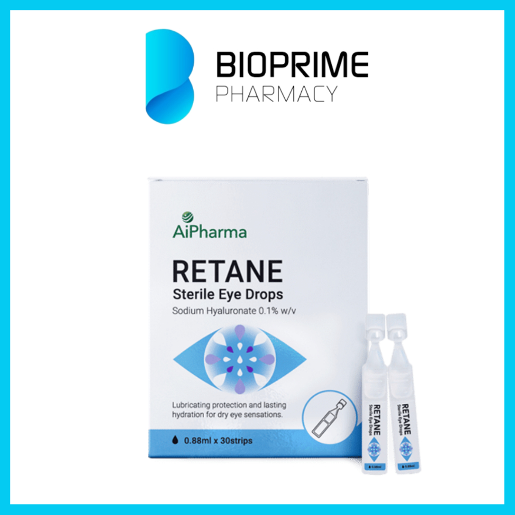 RETANE EYE DROP 0.88ML 5's stp, 10's stp, 30's (box) | Shopee Singapore