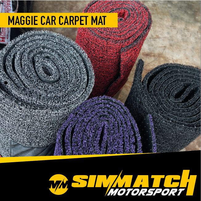 COIL MAT CARPET / MAGGIE MAT CARPET Noodle car mat Floor Mat JDM ...