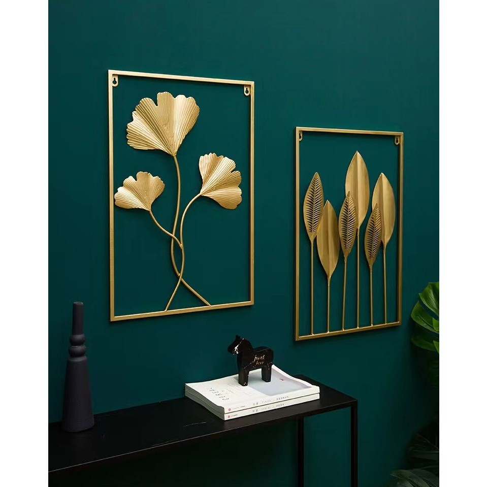 Home Deco Wall Frame Decoration Hiasan Dinding Gold Frame Wall ...