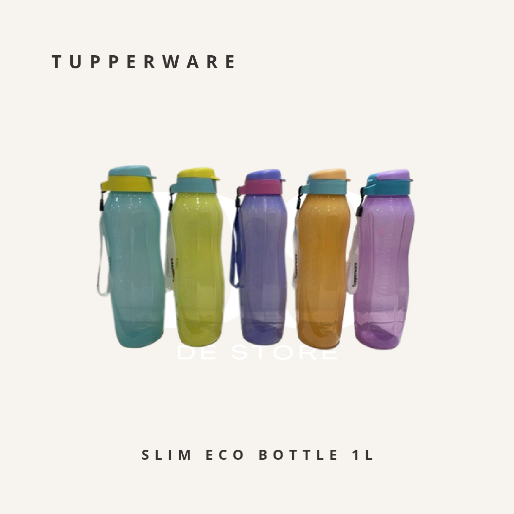 Tupperware Slim Eco Bottle 1L/750ml/500ml/ Drinking Bottle/ Air botol ...