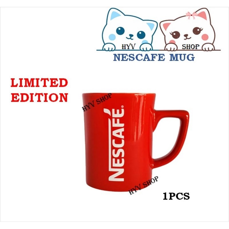 Nestle Nescafe Ceramic Red Mug (1 pcs) | Shopee Singapore