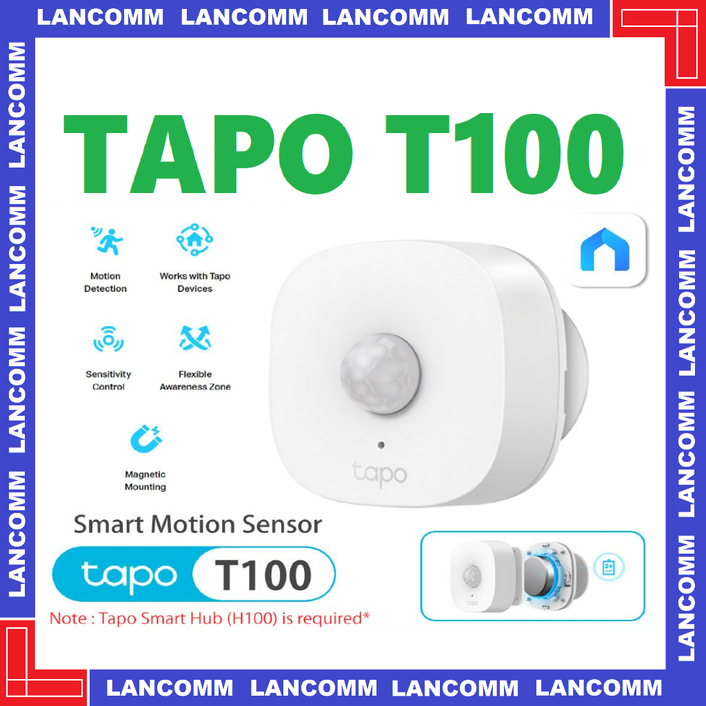 TAPO T100 Smart Motion Sensor ( TAPO Hub H100 / T310 / T315 / T110 ...