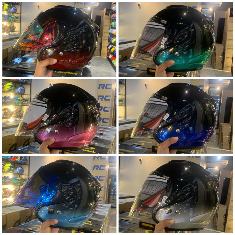 ARC RITZ 2 TONE HELMET | Shopee Singapore