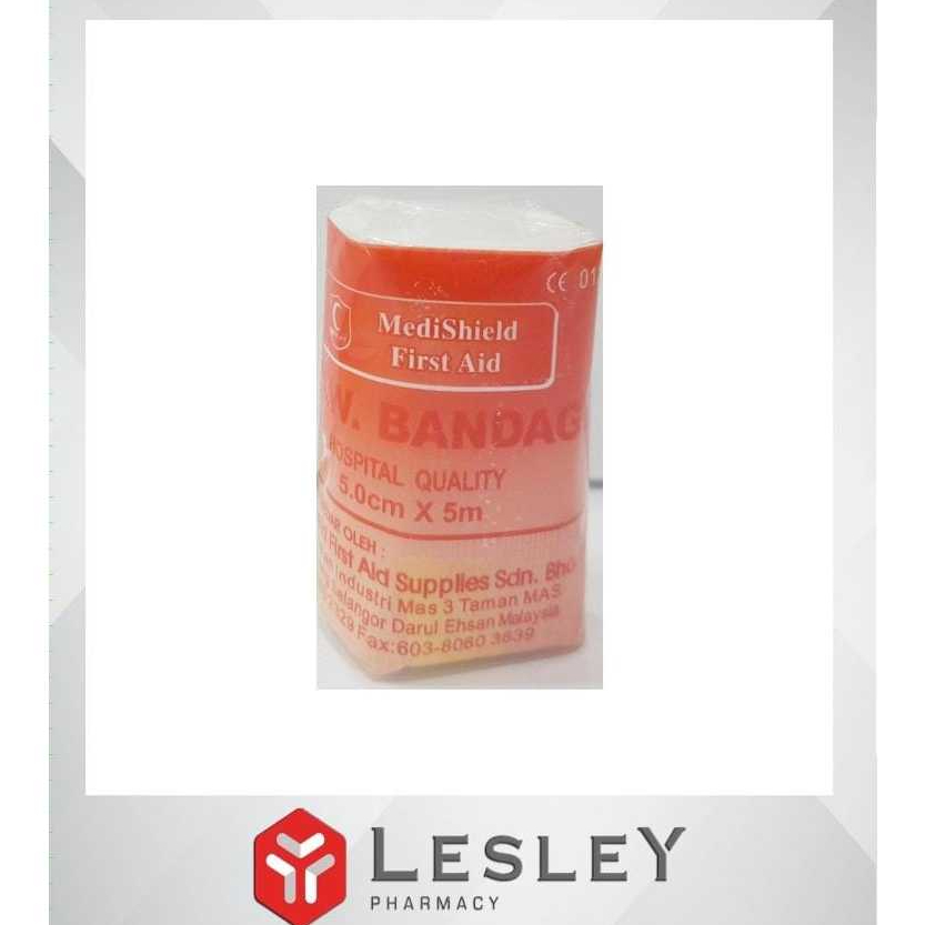 MediShield First Aid W.O.W Bandage (5.0cm x 5m) | Shopee Singapore