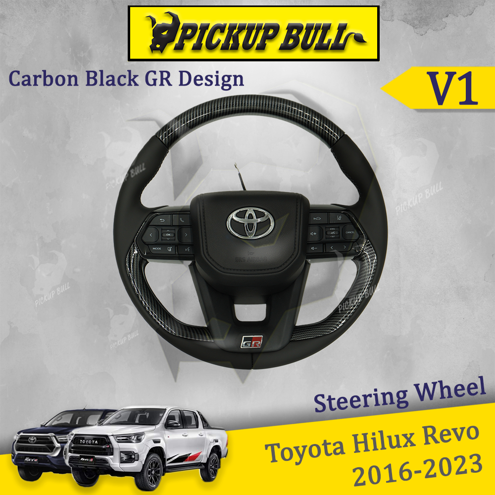 Toyota Hilux GR Steering Wheel (Carbon Design) V1 Toyota Hilux Revo ...
