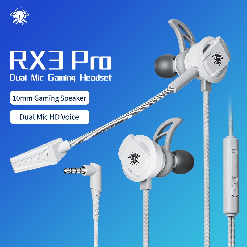 PLEXTONE RX3 Pro Cyberpunk In-Ear Gaming Earphone Noise Reduction Headset Long Mic Stereo ...