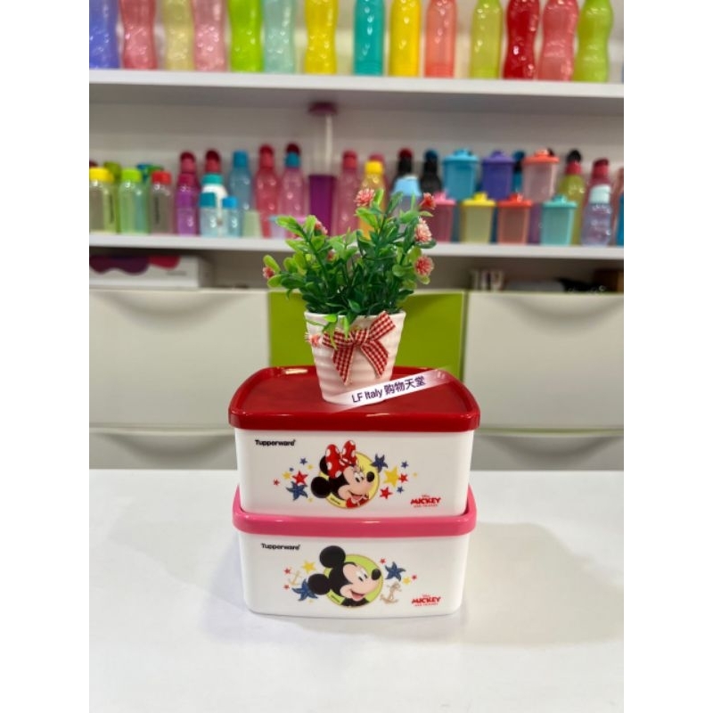Tupperware Mickey & Minnie (2) Snack Box (400mL) | Shopee Singapore