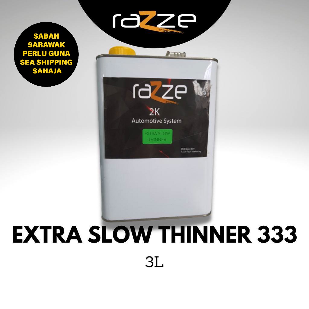 2K EXTRA SLOW Thinner 333 for Automotive / Car / Motorcycle Spraying ...