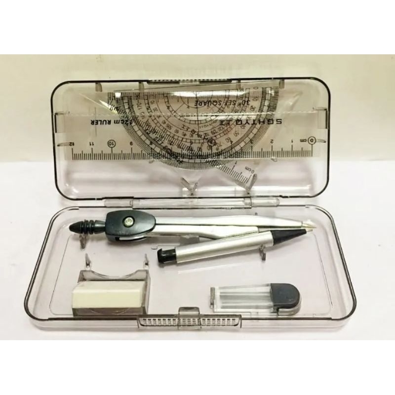 Metal Compass Measurement Protractor Set | Shopee Singapore