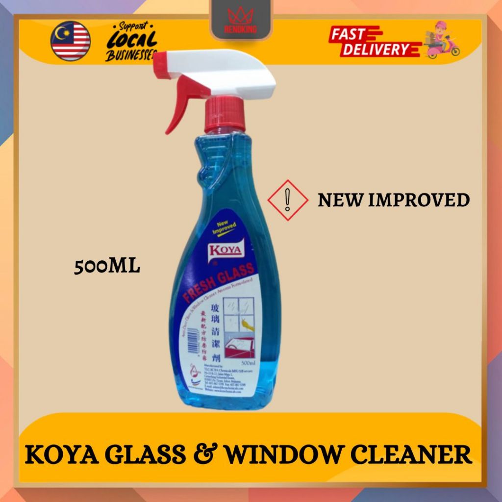 KOYA GLASS AND WINDOW CLEANER AMONIA FORMULATED | Shopee Singapore