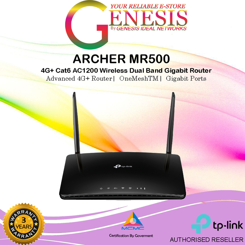 TP-LINK Archer MR500 4G+ Cat6 LTE AC1200 Wireless WIFi Modem Dual Band ...