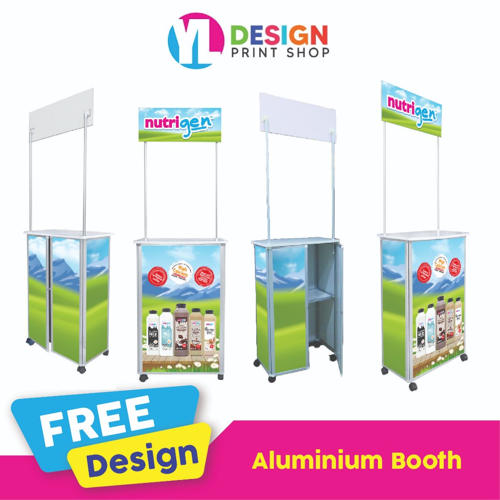 Aluminium Fortable Counter Sampling Booth/ Aluminium Counter Booth With ...