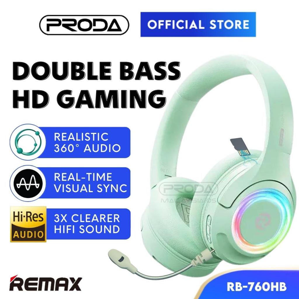 REMAX Super Bass Wireless Noise Isolating Headphone Bluetooth Gaming ...