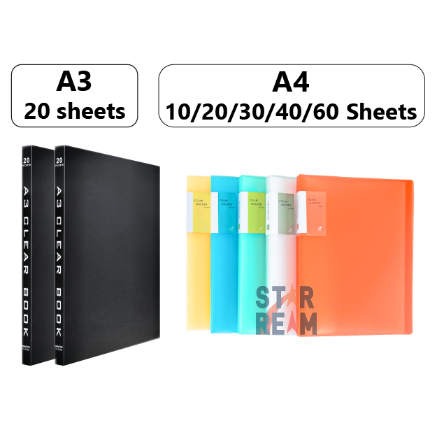 A3 A4 Clear File Holder/ Certificate Folder/ Catalog Holder/ Menu ...
