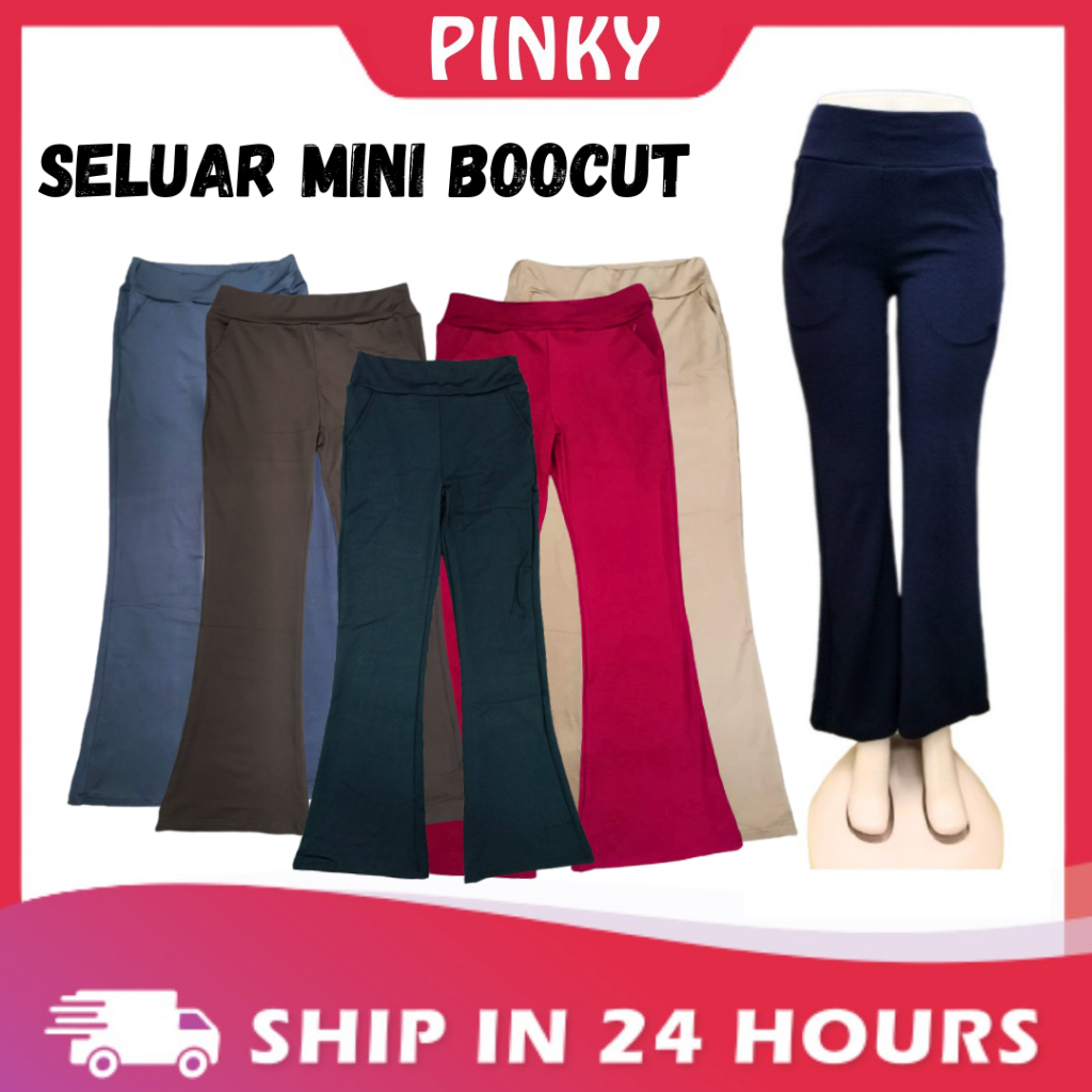 SELUAR MINI BOOTCUT VIRAL (RM15.00) SIZE M-2X/ WOMEN PALAZO BOOTCUT ...