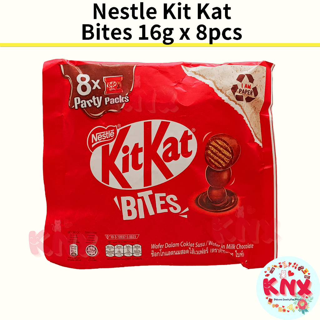 Nestle Kit Kat Bites 16g x 8pcs Fun Pack | Shopee Singapore