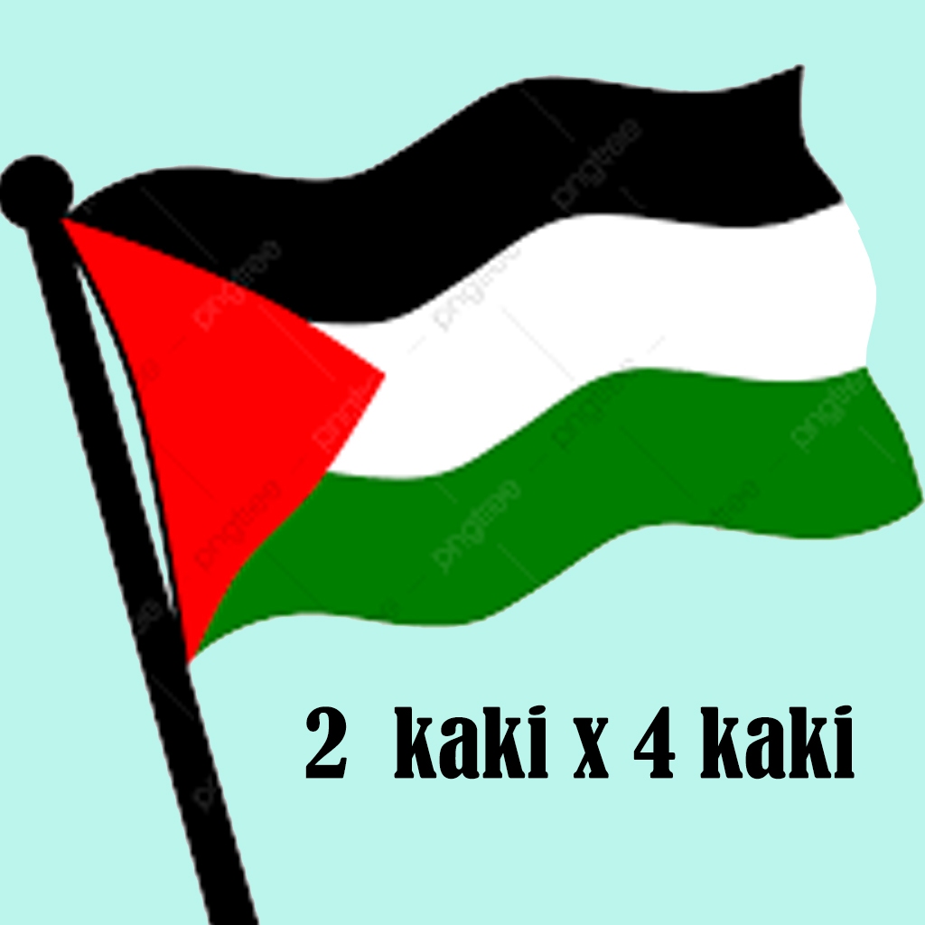 Bendera Palestin 2 x 4 Flag Palestine Country Besar STB24P | Shopee ...