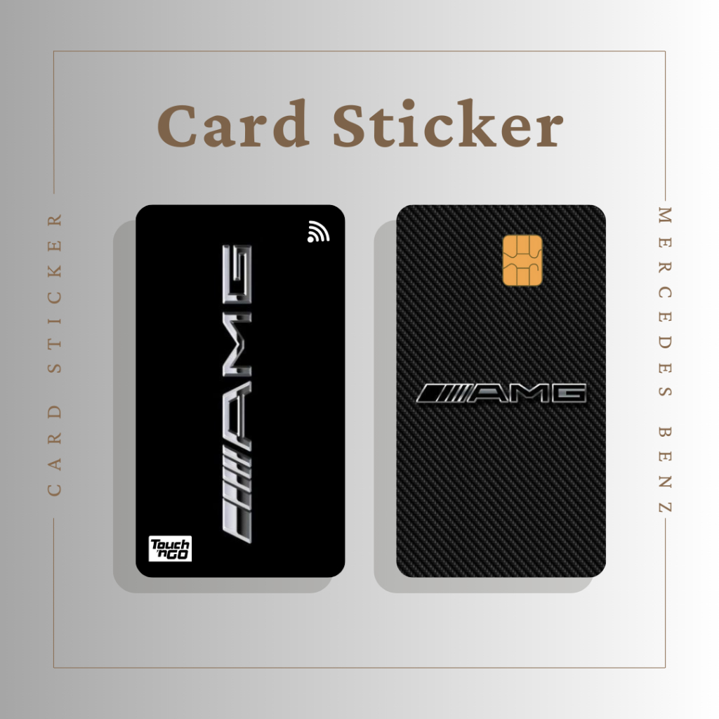 MERCEDEZ BENZ CARD STICKER - TNG CARD / NFC CARD / ATM CARD / ACCESS ...
