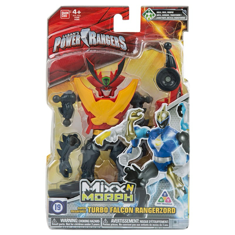 Power Rangers Mixx N Morph Super Megaforce Turbo Falcon Rangerzord ...