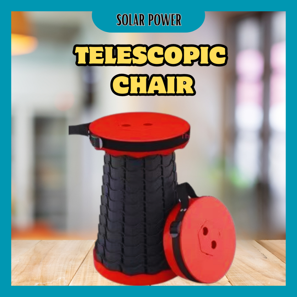 Adjustable Stool Outdoor Retractable Folding Telescopic Chair ...