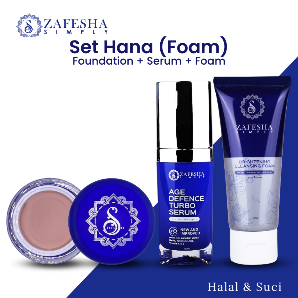 SHIPPING 24HRs ZAFESHA SIMPLY COMBO SET FOUNDATION | TURBO | BEAUTY ...