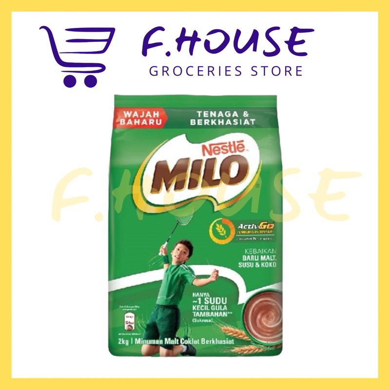 Nestle MILO Activ-Go Chocolate Malt Powder (2kg) | Shopee Singapore