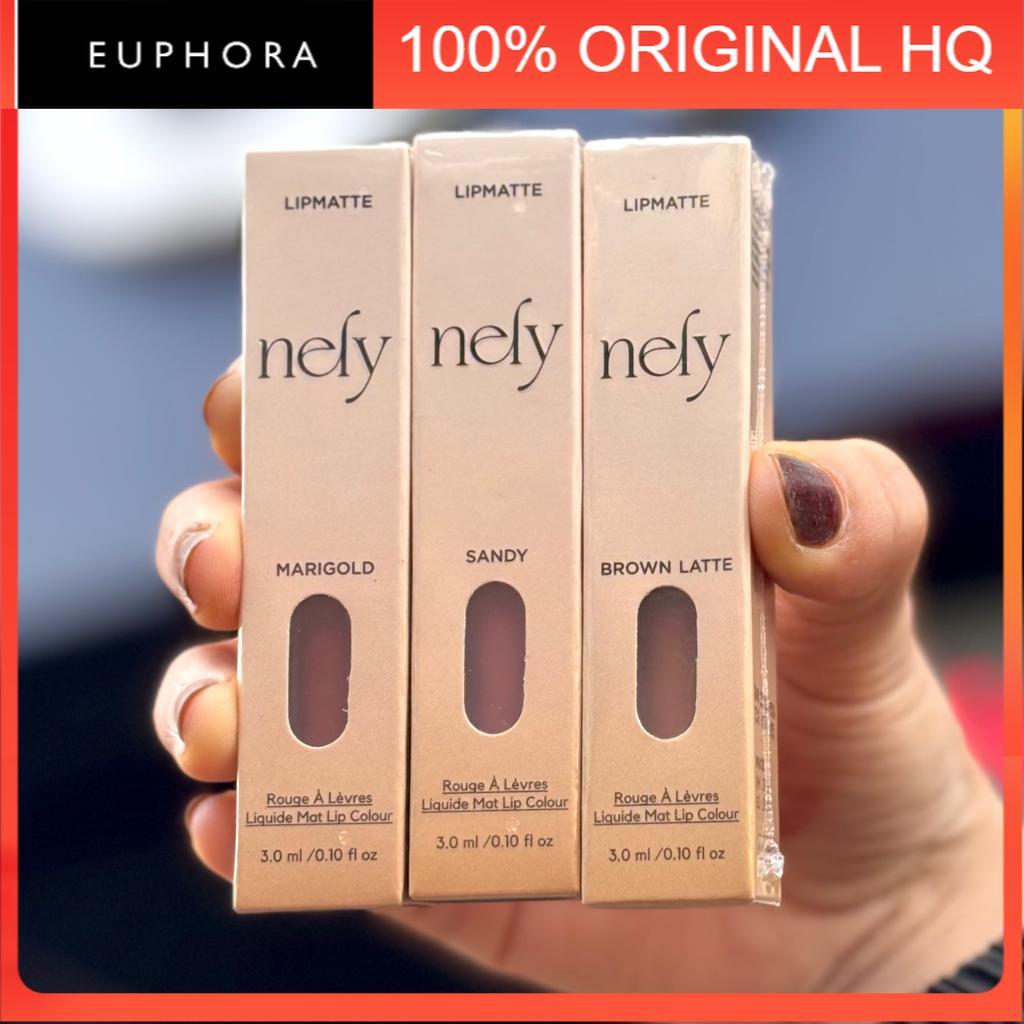NEW ITEM LIPMATTE NELY NELYSA WITH 2 CODE(MARIGOLD,BROWN LATTE ...