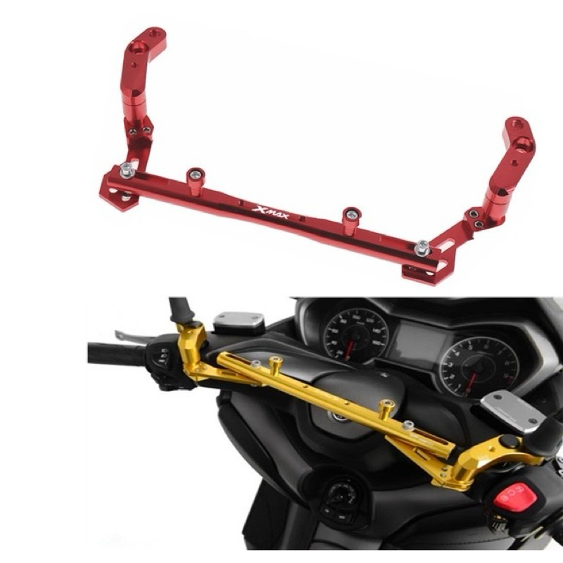YAMAHA XMAX250 V1 V2 HANDLE CROSS BAR ALLOY BRACKET FOR SPORTLIGHT ...