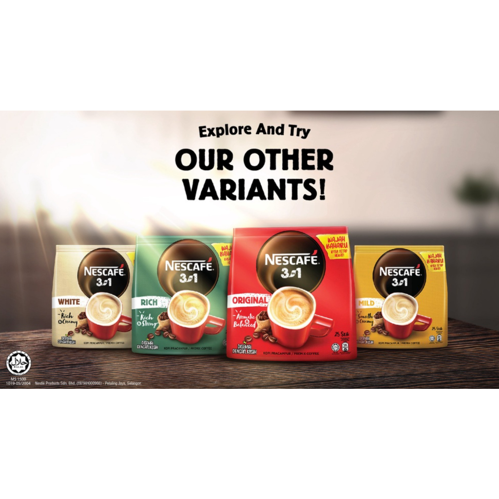 NESCAFE 3in1 Mild Stp (18g x 25's) | Shopee Singapore