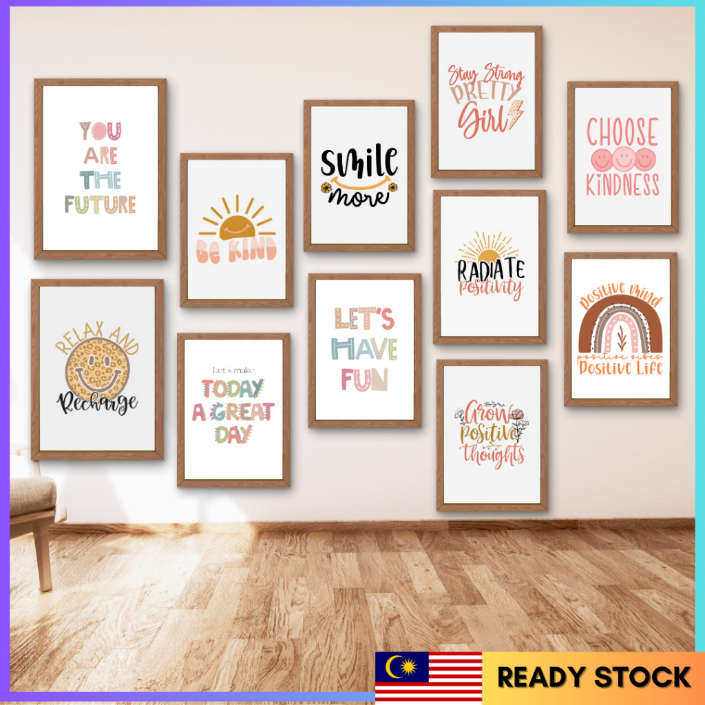 Inspirational Positive Learning Educational Laminated Posters Children ...