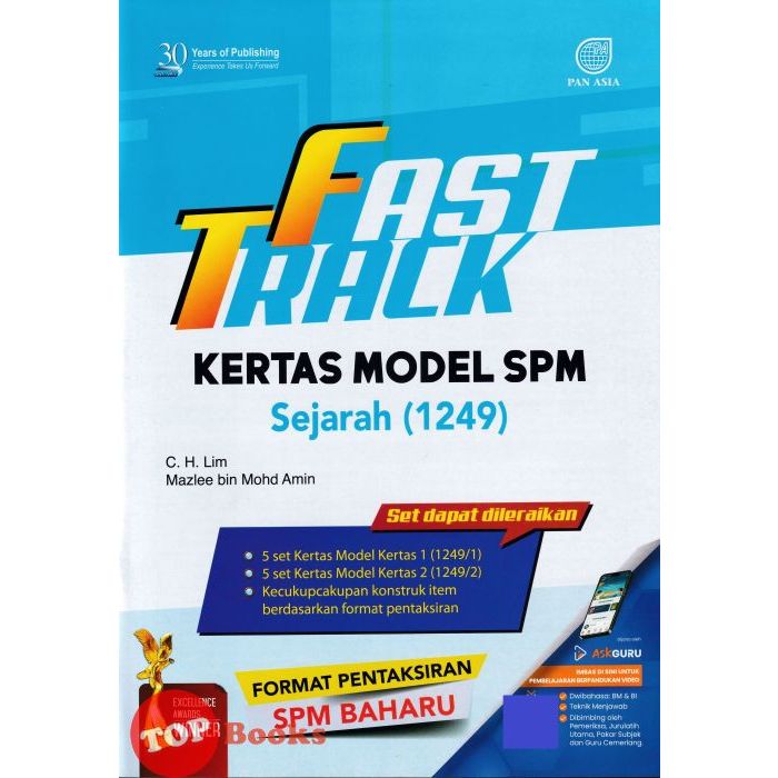 [TOPBOOKS Pan Asia] Fast Track Paper SPM Model History (2024) | Shopee ...