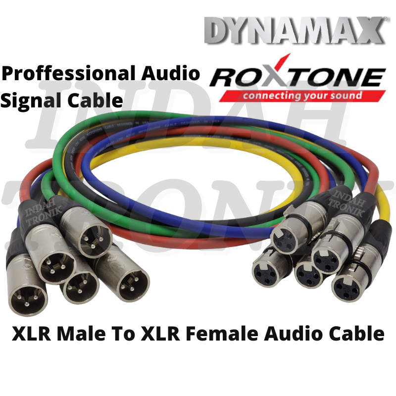 Dynamax High Quality Microphone Mic Cable With Roxtone XLR Male to ...