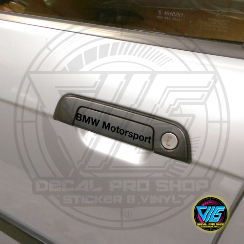 E36 BMW Individual / BMW Motorsport Door Handle Sticker / Decal (High ...