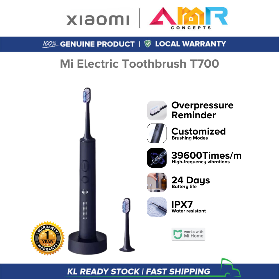 Xiaomi Electric Toothbrush T700 Rechargeable LED Display IPX7 ...