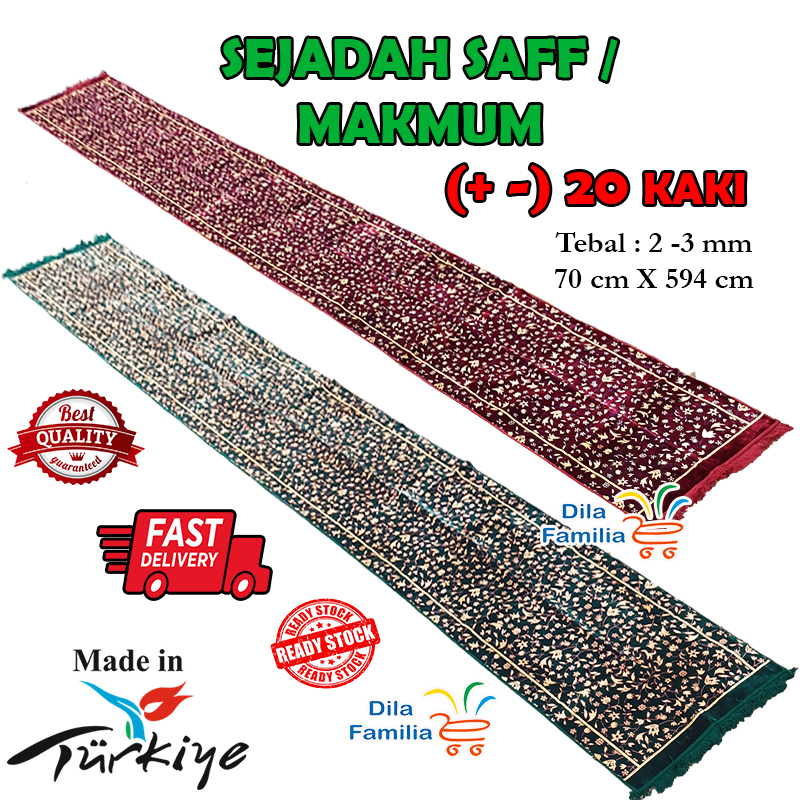Sejadah Saff Makmum Flower Pattern Raudah Nabawi Medina Mosque For ...