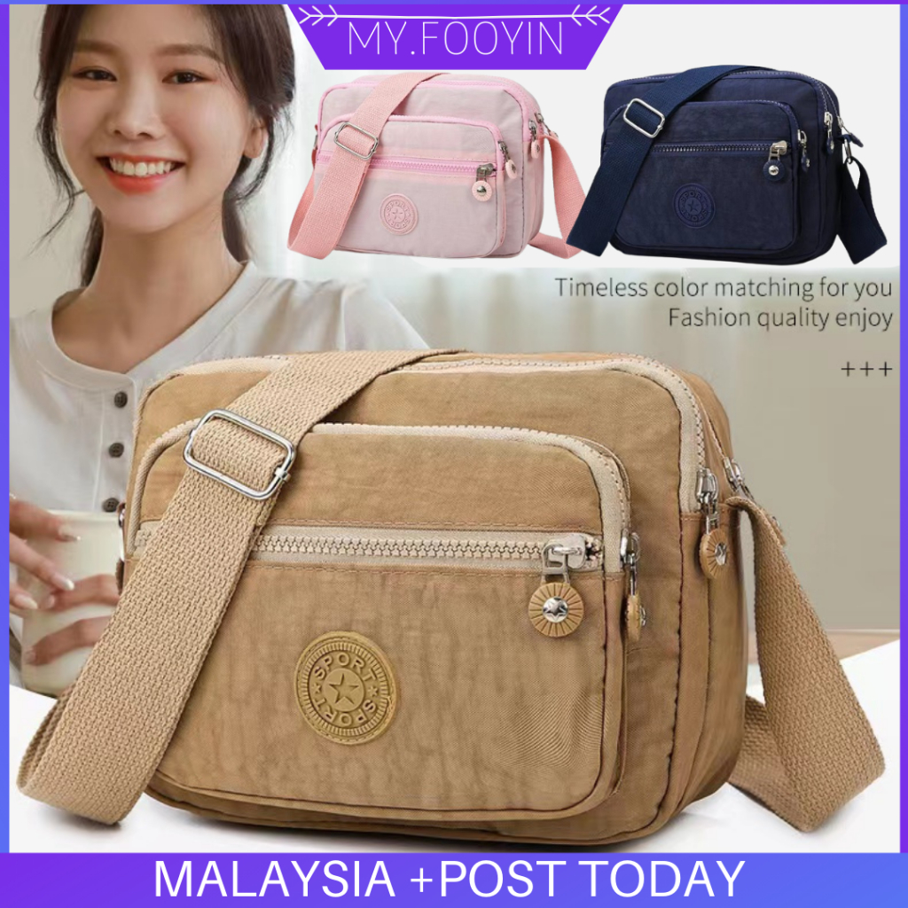 N462 MYFOOYIN Sling Bag Women Beg Wanita Sling Beg Perempuan Crossbody ...