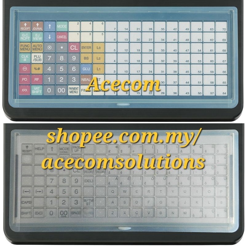 Sharp XE-A217 XE-A217 Keysheet Cover A (keypad rubber cover) | Shopee ...