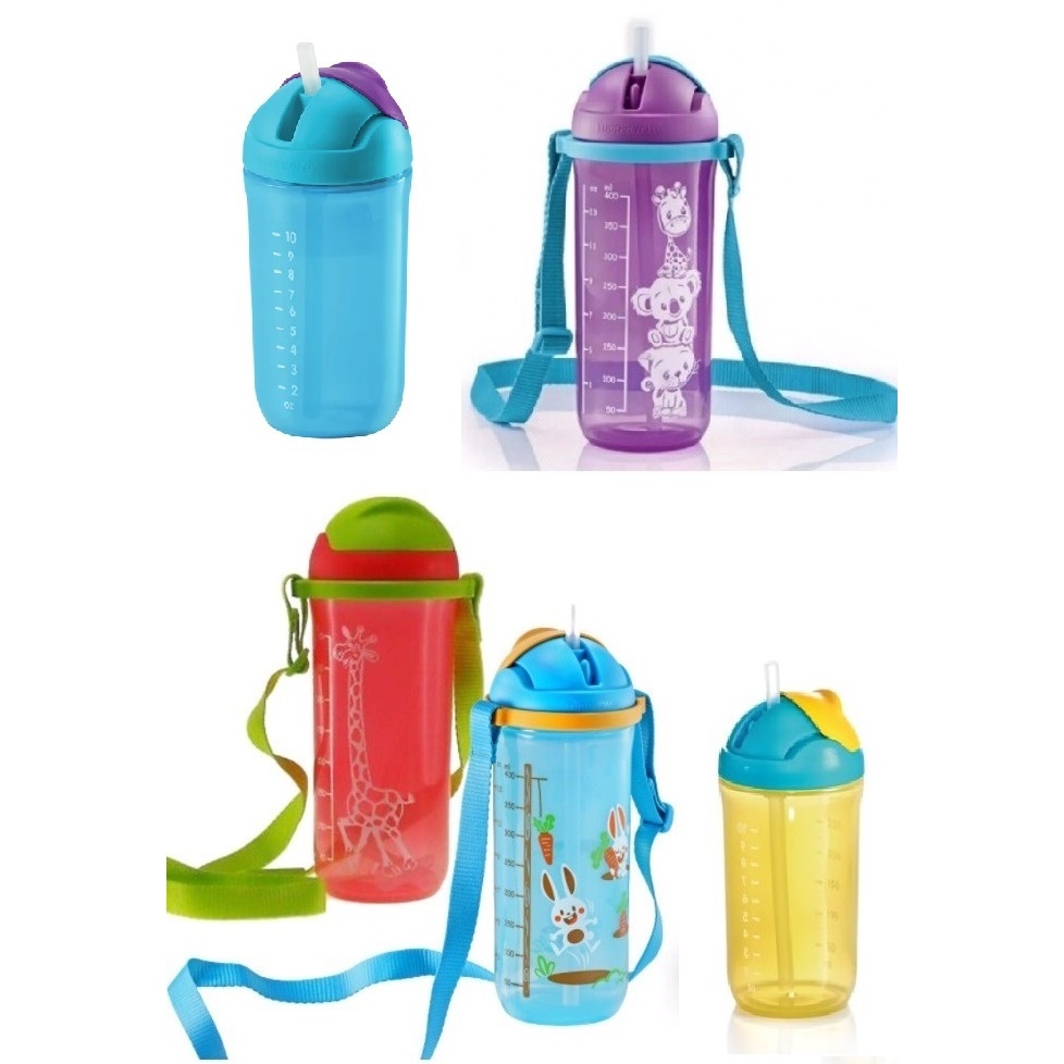 Tupperware Happy Bunny Lunch Set / Twinkle Straw Tumbler 500ml / 350ml ...