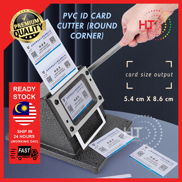 PVC ID Card Cutter Heavy Duty Round Corner 86x54mm Name Card Cutter ...