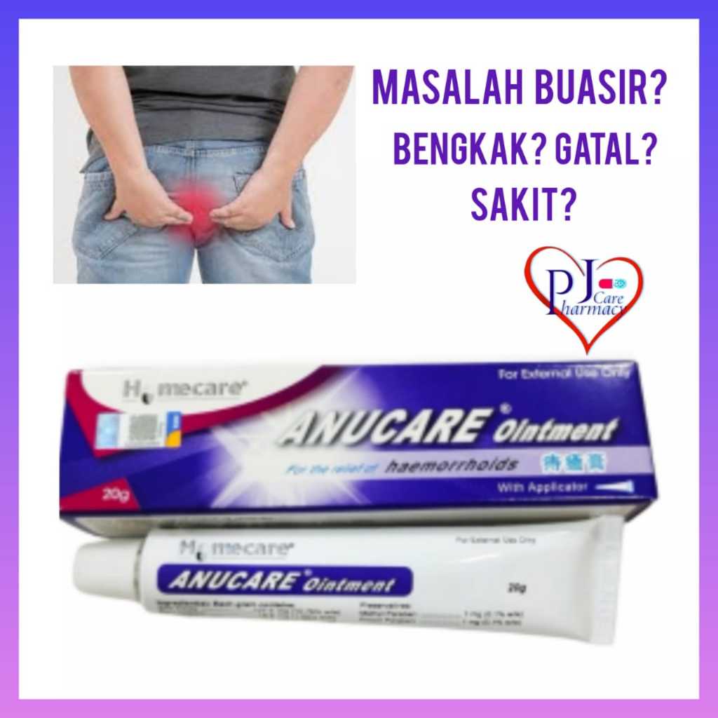 Anucare Ointment 20g [Exp 12/2025] Ubat sapu buasir/Hemorrhoid ointment ...