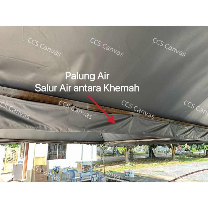 Canopy Tent Canvas Drain Water Channel Canvas Rainwater Tray Water ...