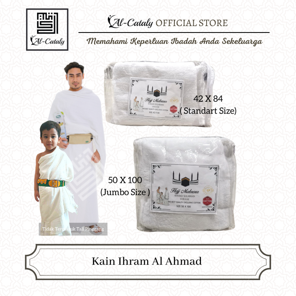 Ahmad Ihram Cloth Adult Umrah Hajj | Shopee Singapore