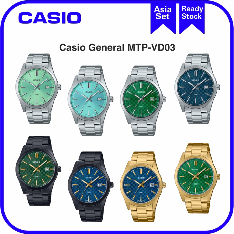 CASIO MTP-VD03 Analog Quartz Stainless Steel Band MTP-VD03 MTP-VD03D-2A2 MTP-VD03D-2A3 MTP-VD03D ...