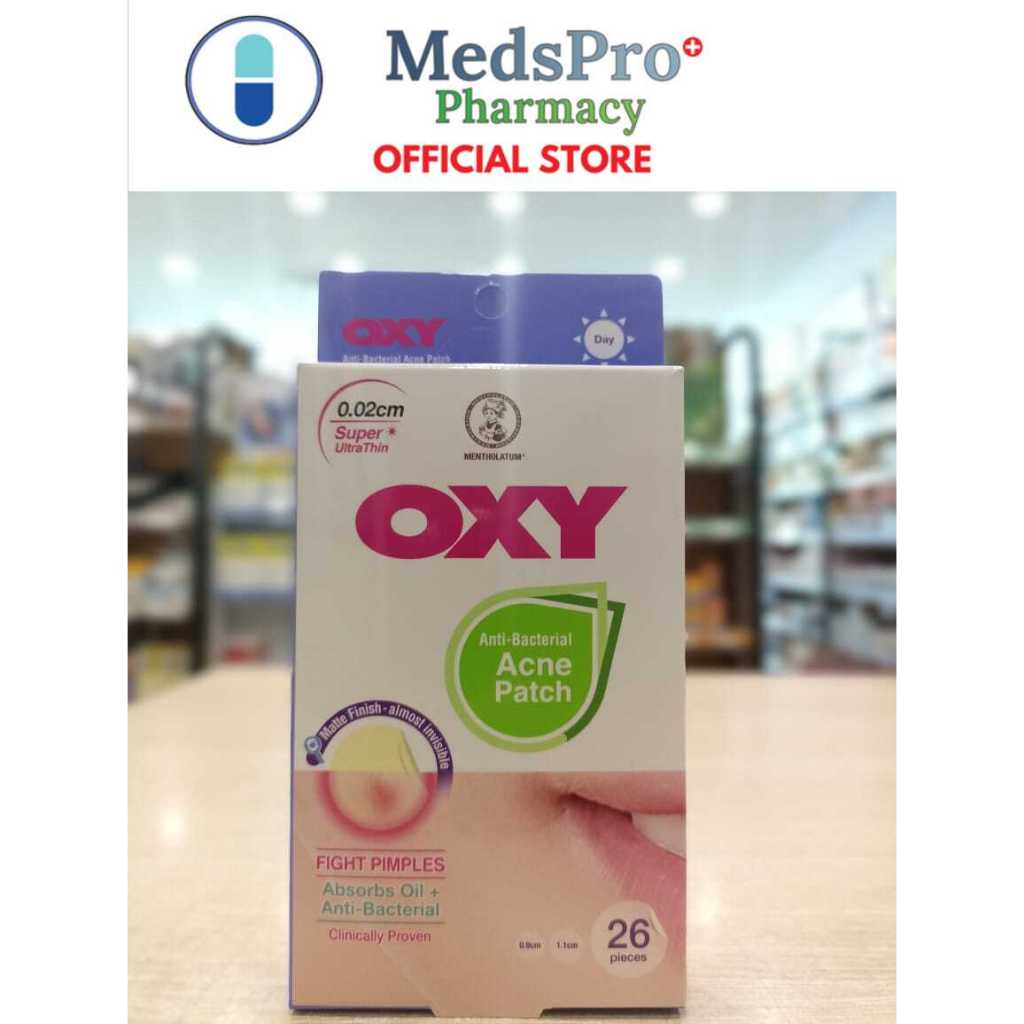 MENTHOLATUM OXY ACNE DAY PATCH 26PCS (2 SIZES 0.9cm &1.1cm)(EXP 3/28 ...