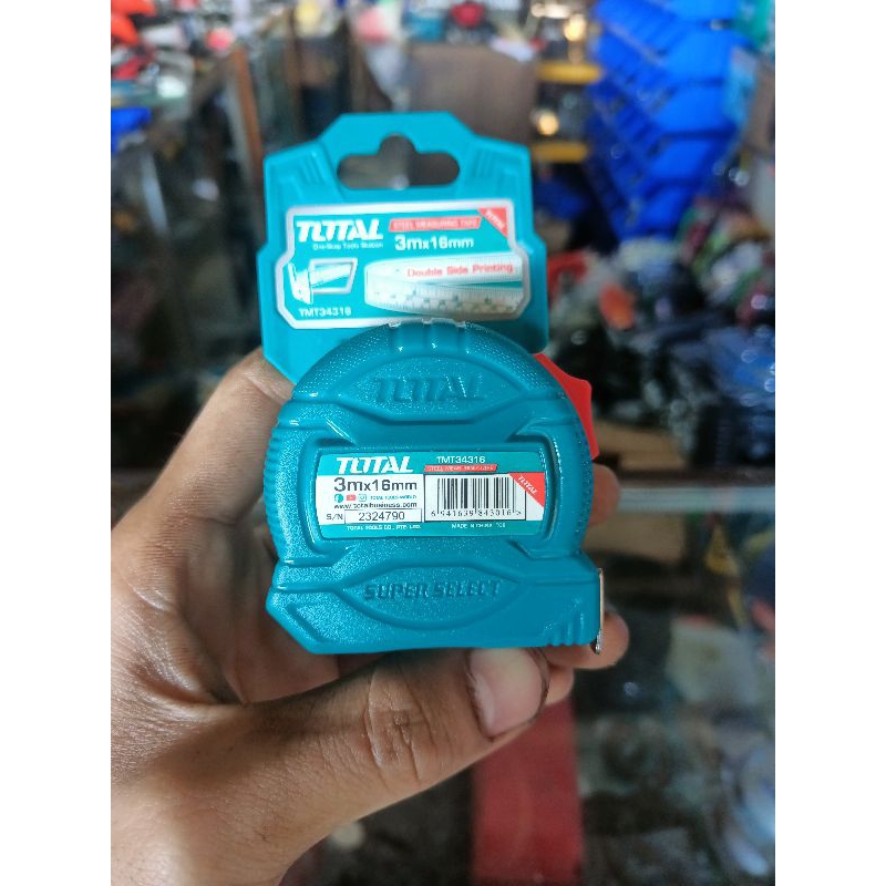 TOTAL TMT34316 (3m X 16mm) Steel Measuring Tape [ Double Side Printing ...