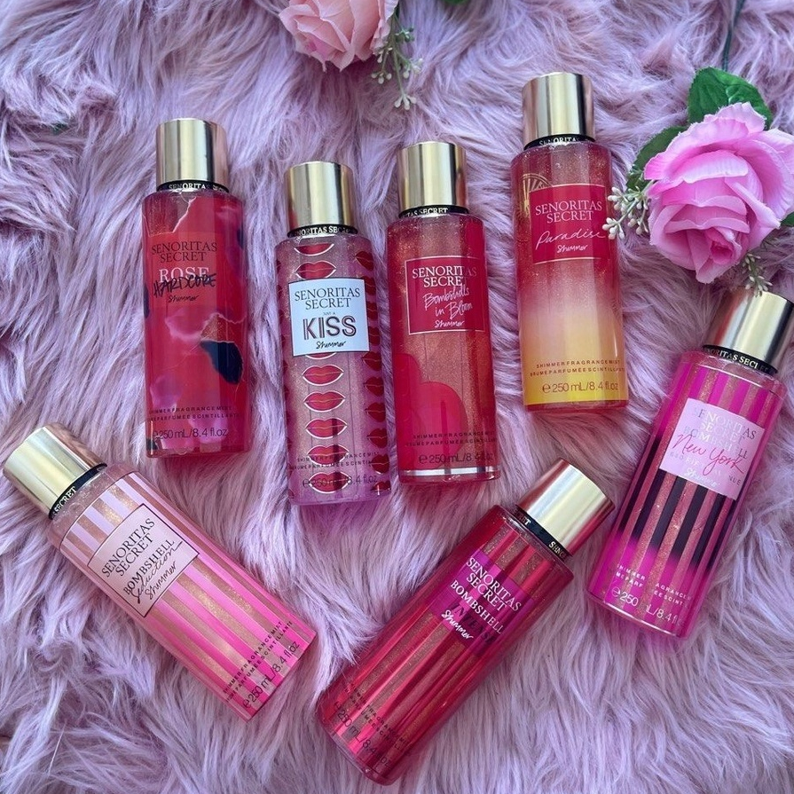 Senoritas Secret Bombshell Shimmer Body Mist Collection 250ml | Shopee ...