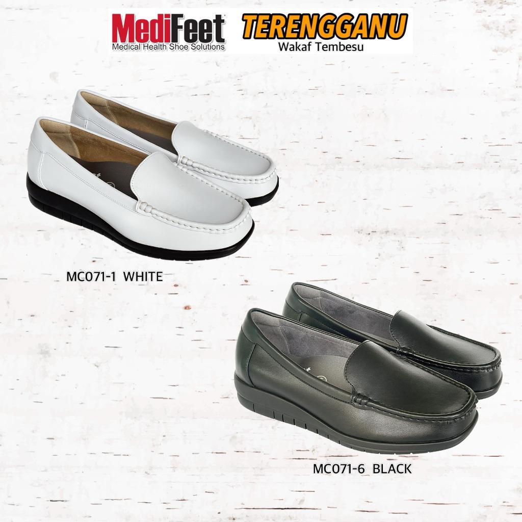 MEDIFEET MC071WOMEN COMFEET MOCASSIN FLEXI SQUARE TOE MEDICAL HEALTH SHOES ( Kasut Kesihatan ...