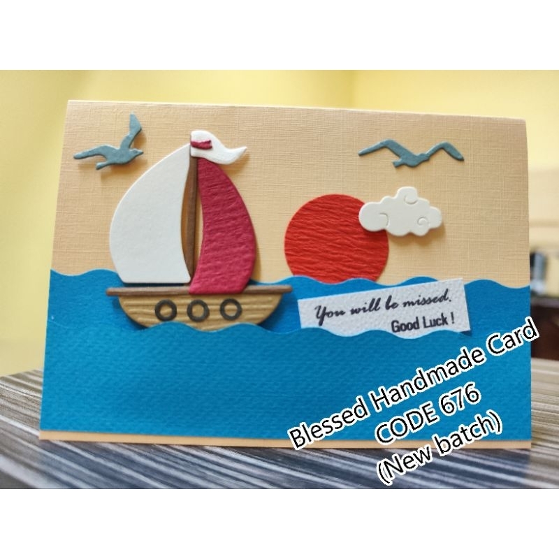 Handmade Card - Farewell / Good luck card (A6 size- folded card ...